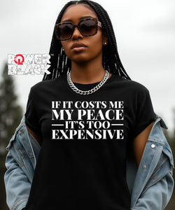 It's Too Expensive