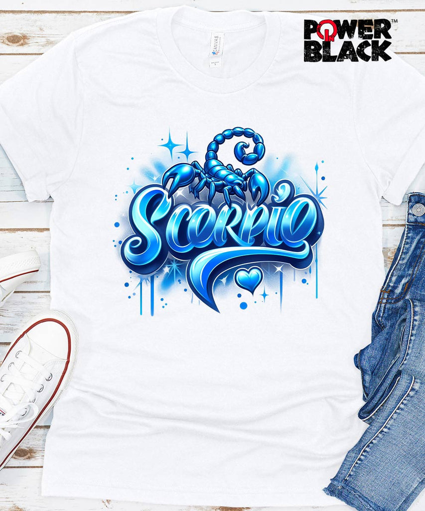 Graffiti Scorpio Zodiac – Power In Black